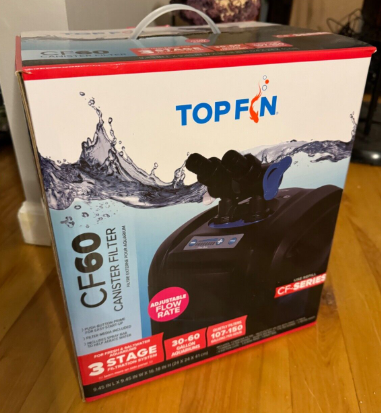 Top Fin CF 60 Series Canister Filter 30-60 Gallon Aquarium | Reklaw Reef